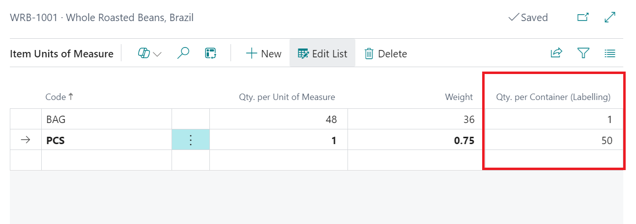 Clever Dynamics - Item Label Setup